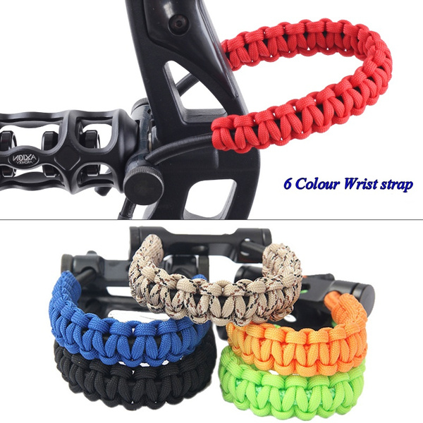 6 Colour Adjustable Nylon Archery Practical Accessories Braided Bow ...