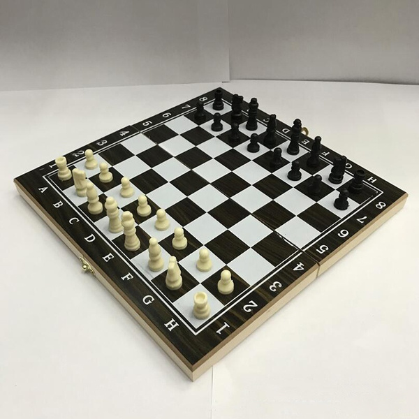 Wooden Chess Folding Chess Board Travel Magnetic Chess Set | Wish