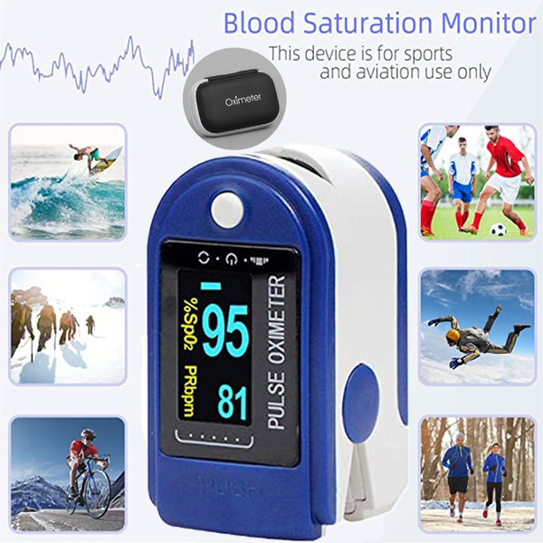 Oximeter Set Blood Pressure Monitor Heart Rate Diagnostic-Tool Pulse ...
