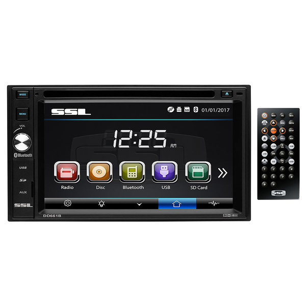 SOUND STORM LABORATORIES DD661B Soundstorm 6.2 Double Din Touchscreen ...
