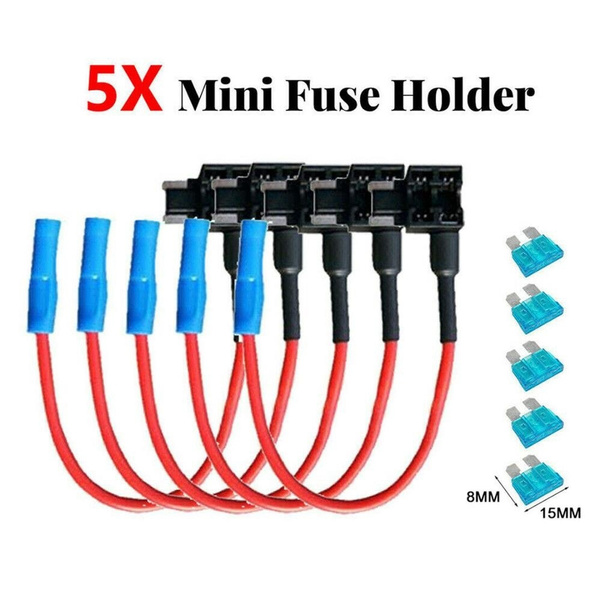 Mini 12V /15A Low Profile Circuit Standard Fuse Box Circuit Fuse Tap ...