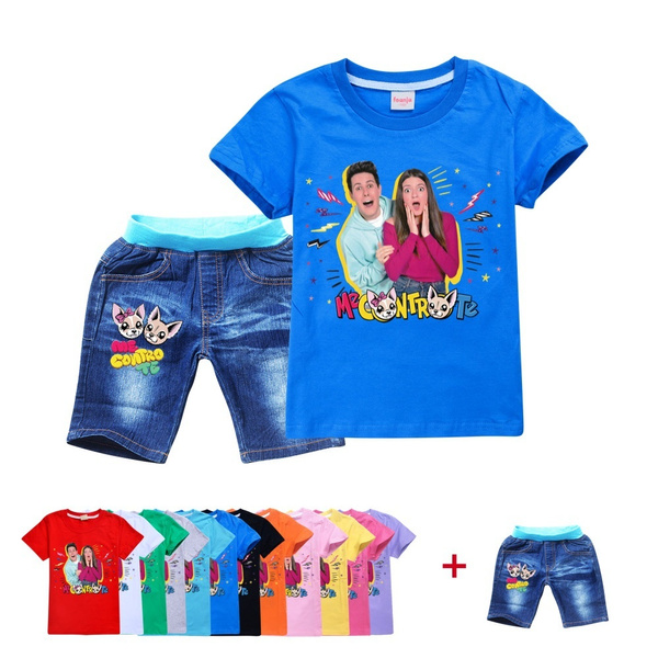 2020 Kids 2pec/set Boys Girls's Fashion Clothes Suits The Me Contro Te ...