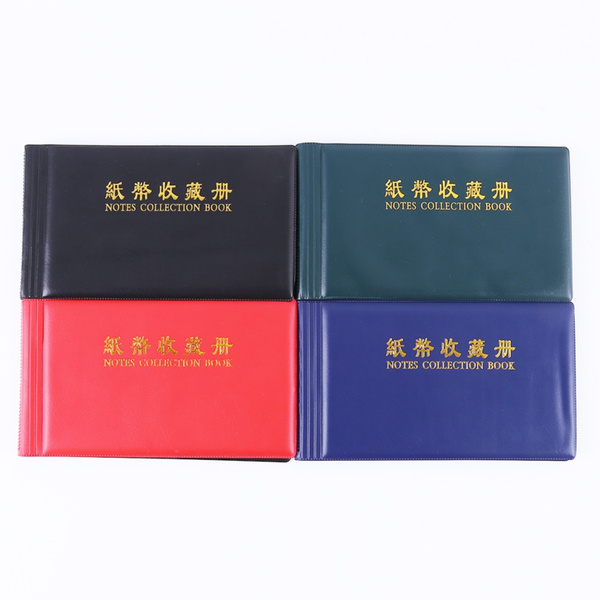 20 Pages Banknote Storage Book Album Banknote Storage Collection ...