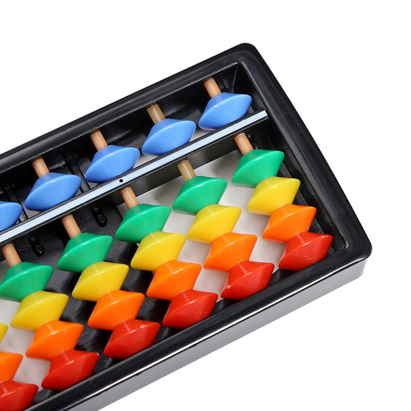 7 Digits Plastic Abacus Toys Educational Toy Colorful Abacus Arithmetic ...