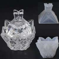 Silicone Jewellery Bead Storage Box Mold Resin Epoxy Making Mould ...