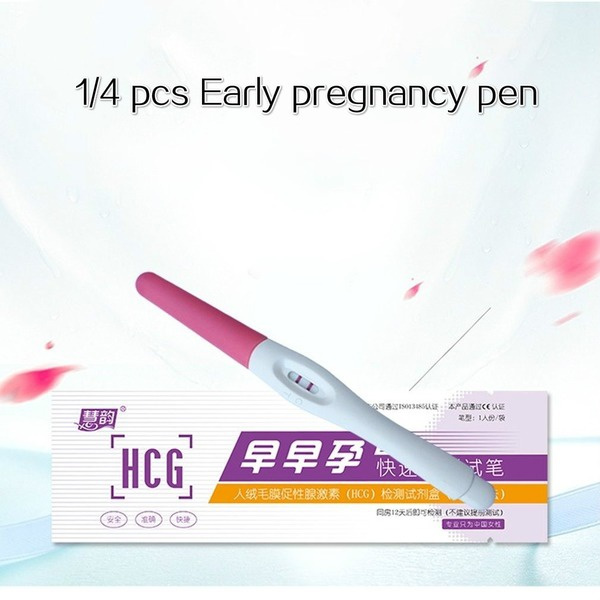 1/4 pcs Early pregnancy pen Household pregnancy test pen Family Private ...