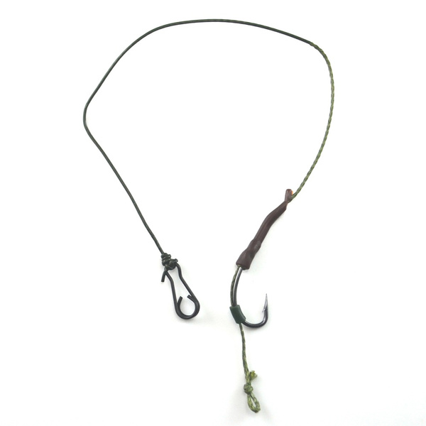 MNFT 10 Set Carp FIshing Combi Rigs Curve Shank Barbed Hooks Teflon ...