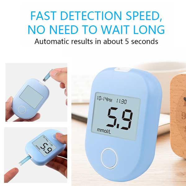 New Accurate Numerical Large Screen Display Blood Glucose Meter ...