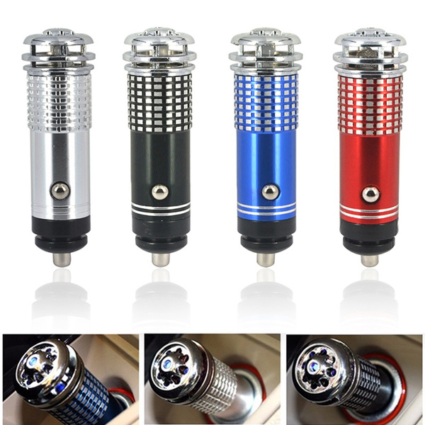 Universal Car Air Purifier 12V Mini Auto Fresh Air Anion Ionic Purifier ...