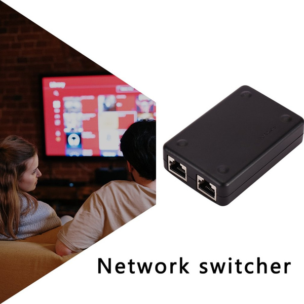 Two-port Network Interface Switch Mini 2 Port Rj45 Lan Hub Network ...