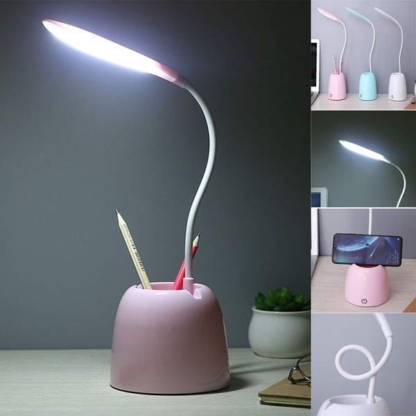 portable LED Touch On/off Switch LED Desk Lamp 3 Modes Dimmable Eye ...