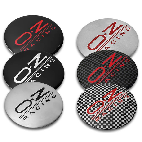 4Pcs 56mm Car Emblem Wheel Center Hub Cap OZ Logo Wheel Badge Car ...