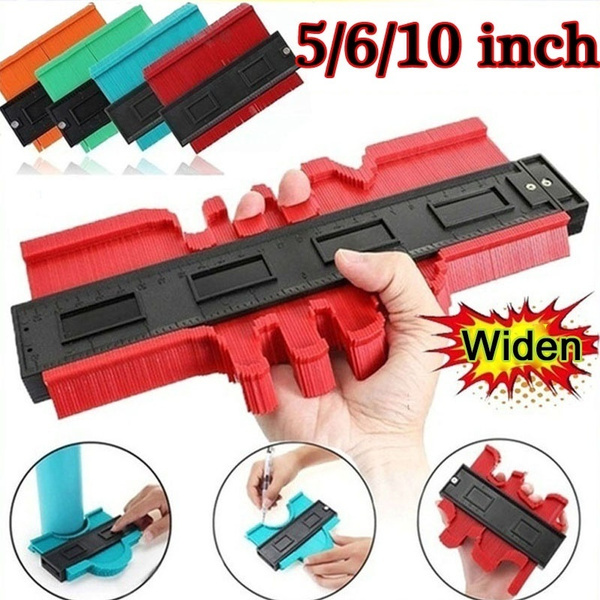 5/6/10Inch Widen Plastic Contour Gauge, Profile Copy Gauge Contour ...