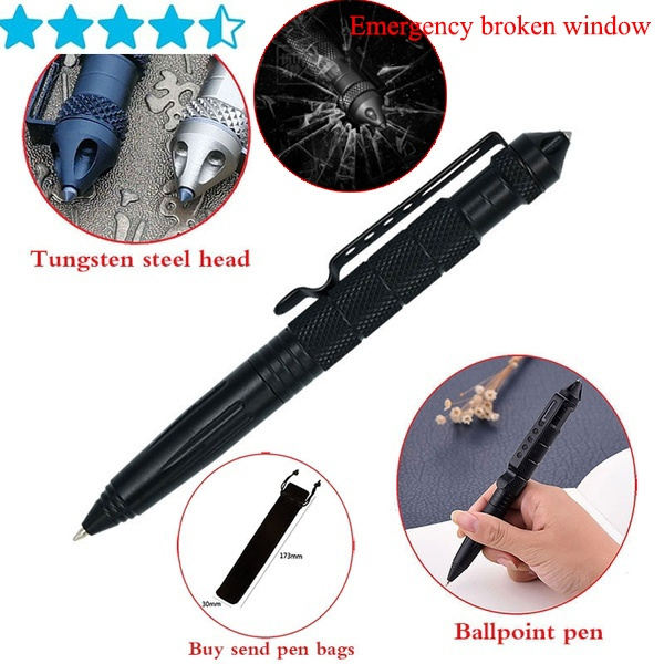 2020 New Outdoor tungsten steel tactical pen Defense escape and Ms ...