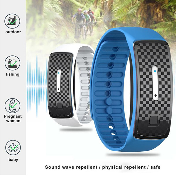 Rechargeable Ultrasonic Mosquito Repellent Watch Anti-mosquito Bracelet ...