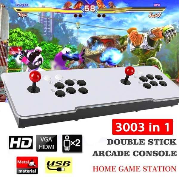 3D Arcade Video Games Console Retro Arcade Games with Arcade Stick and ...