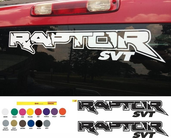 Ford RAPTOR SVT Sticker Ford F-150 raptor Ford svt Graphics Decals ...