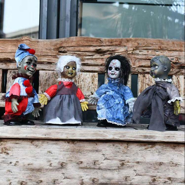 Induction Electric Plush Toy Creepy Halloween Ghost Props Electric ...