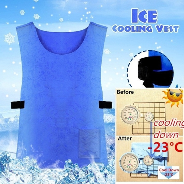 2020 New Summer Cooling Artifact Outdoor Heatstroke Supplies Iced Vest ...