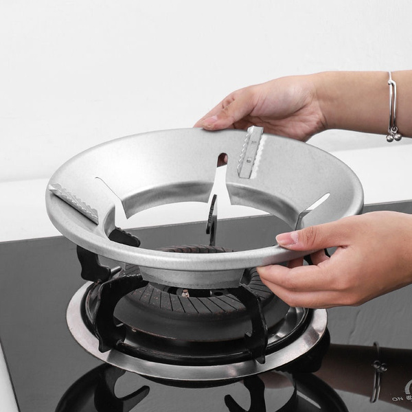 Fire-proof Windshield To Save Gas Cover Windproof Ring Non-slip Bracket ...