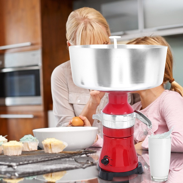 Aluminum Alloy Electric Cream Separator Household Milk Separating ...