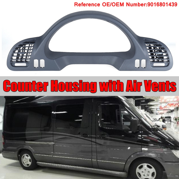 Dashboard Panel Housing + Instrument Panel Air Outlet Vent For Mercedes ...
