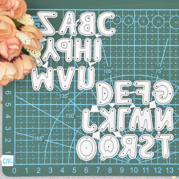 A-Z Alphabet Letter Metal Cutting Dies For DIY Scrapbooking Album Gift ...