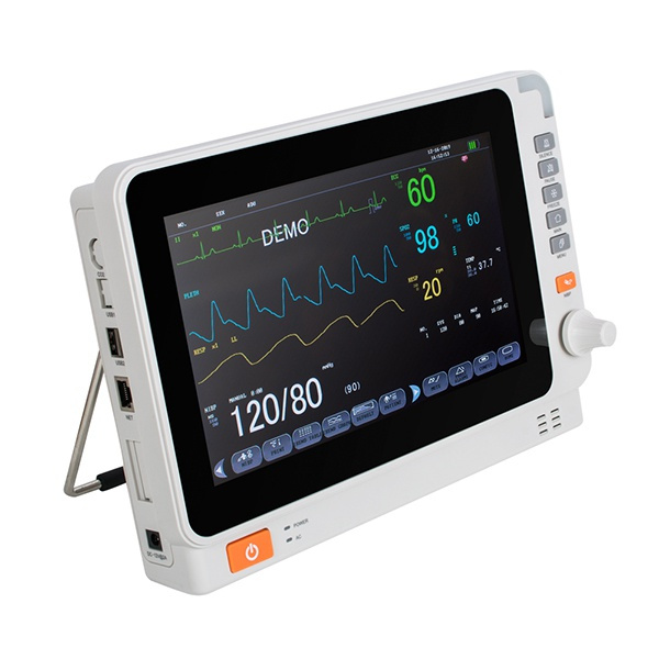 Portable 10 Inch Multiparameter Monitor ICU CCU Vital Sign Dental ...