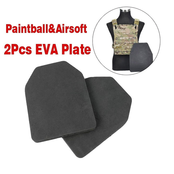 Tactical 2 pcs Foam Training Hunting Body Armor Plates Dummy Vest ...