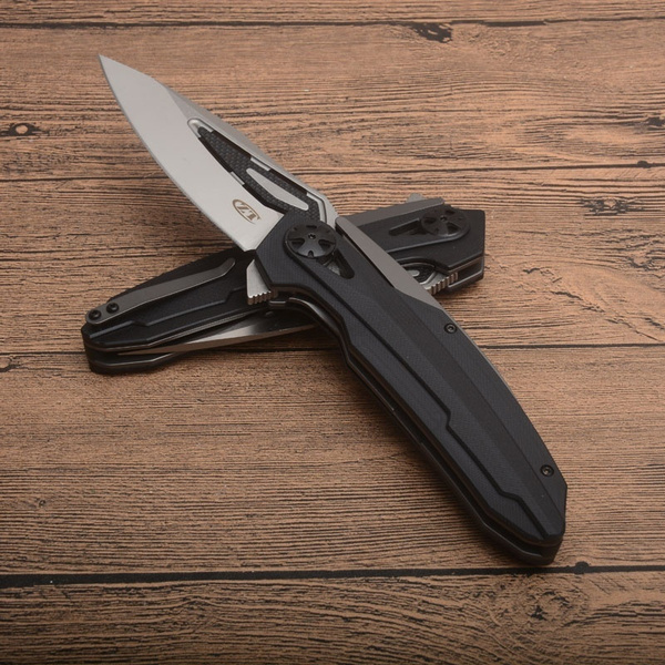 Outdoor Tactical Knife Stainless Steel Diving Straight Knife Survival ...