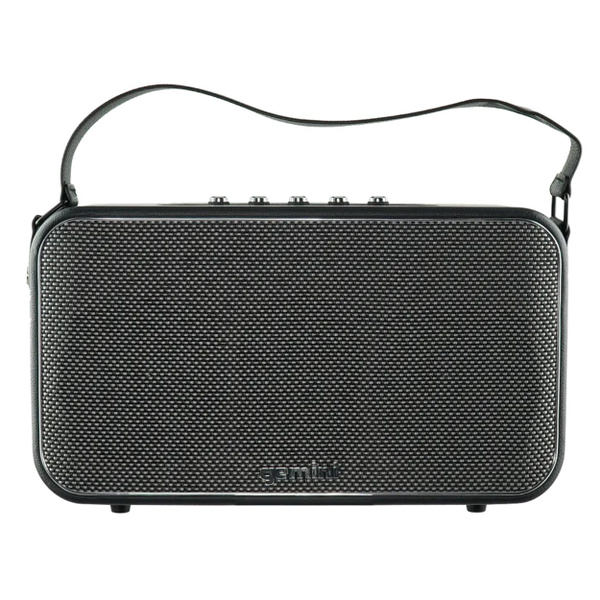 Gemini Portable Battery Powered Bluetooth Speaker, USB/SD, Bass, Treble ...