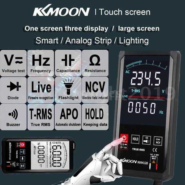KKmoon KKM126/KKM126 4.7 Inch Touching Screen Ultra-thin Multimeter ...