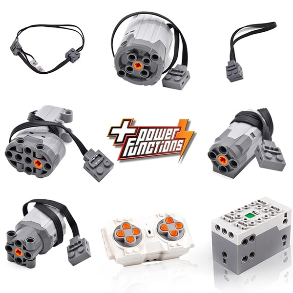 Remote Control Engine Building Blocks Bricks RC Power Functions Parts ...