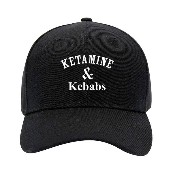 Fashion Ketamine and Kebabs Personalised Baseball Cap Pattern Printed ...