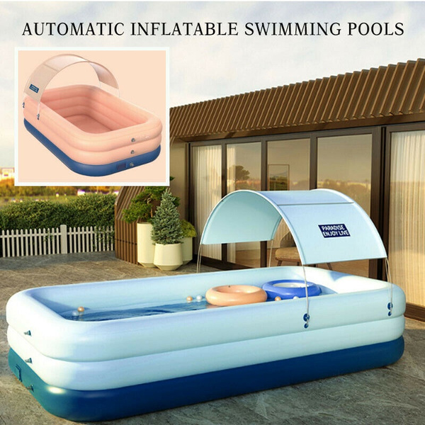 6.8/8.5/9.5FT Wireless Automatic Inflatable Swimming Pools Above Ground ...