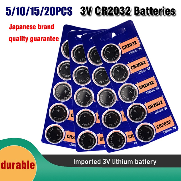 5/10/15/20pcs CR2032 3V 100% Original Lithium Battery For Watch Remote ...