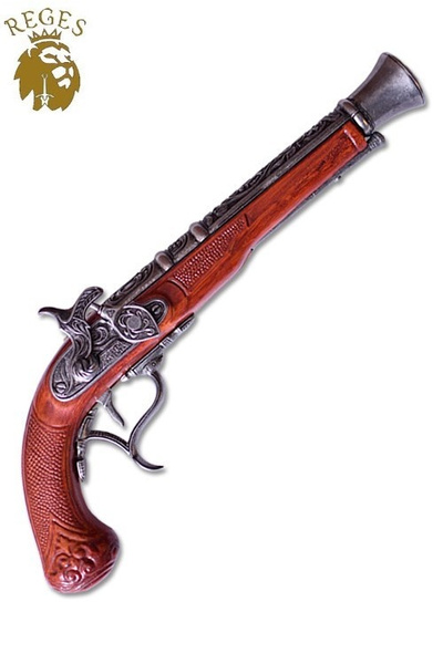 Original Brown Percussionlock Pistol, Replica Medieval Cosplay Templar ...