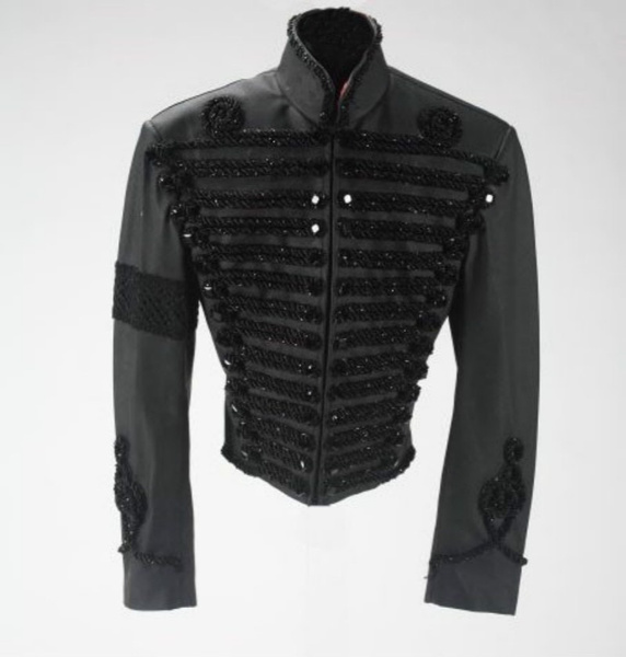 Rare Classic MJ MICHAEL JACKSON CUSTOM BLACK ENGLAND STYLE JACKET IN ...