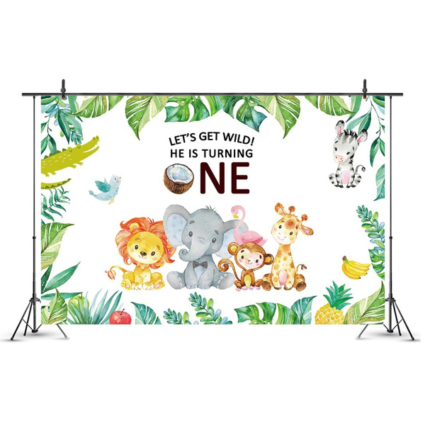 Wild One Theme Party Decorations Backdrop Cloth for 1st Birthday ...