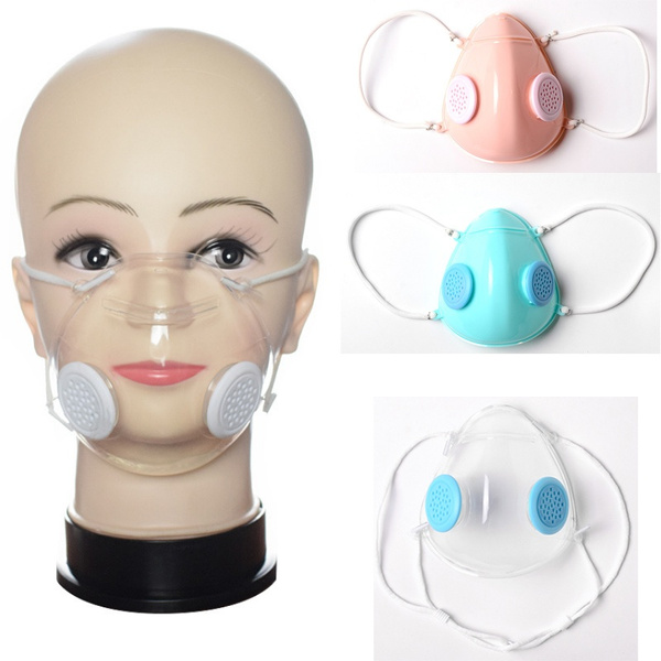 Breathable Transparent Face Masks with Nonwoven Filter Anti Dust ...