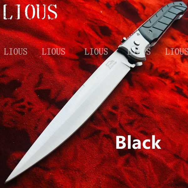 HOT ! MILIITARY TACTICAL OTF SPRING ASSIST OPEN KNIVES Finger Actuator ...