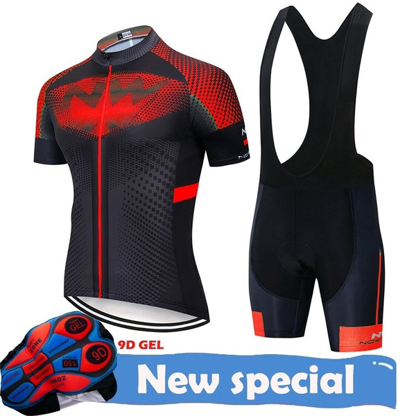 Pro Team Cycling Jersey Men Cycling Set Short Sleeve Breathable Maillot ...