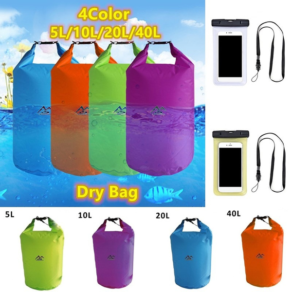 5L/10L/20L/40L Outdoor Dry Waterproof Bag Dry Bag Sack Waterproof ...