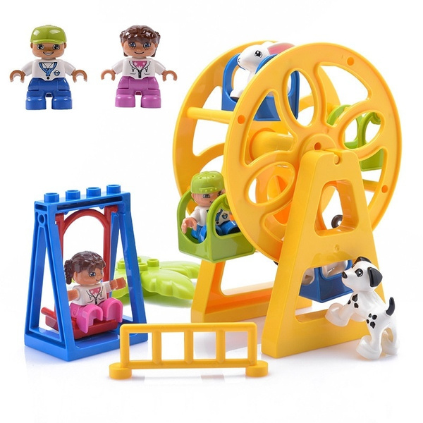 Duplos Blocks Accessory Parts Fence Sliding Ladder Swing Window Figures ...