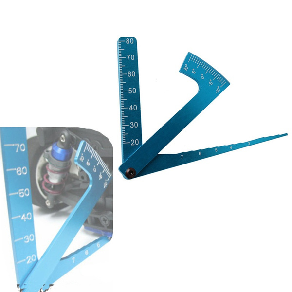 3 In 1 Height Gauge Chassis Ruler Camber Ride RC Road Car Set Up Tool ...