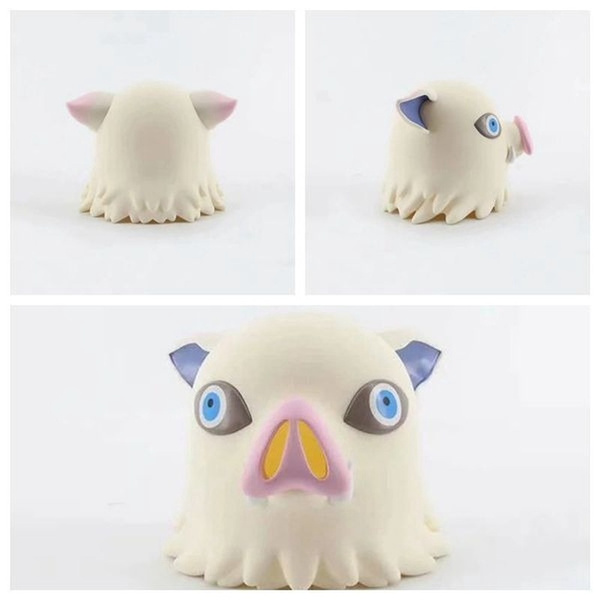 Anime Demon Slayer Hashibira Inosuke Pig Head Piggy Bank Q Version ...