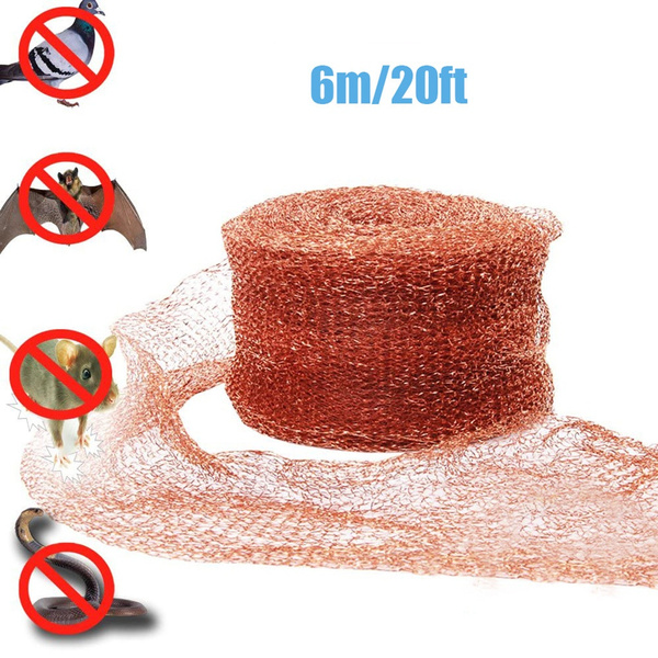 6M PCO Copper Roll Mesh for Pest Wildlife Control 20ft | Wish