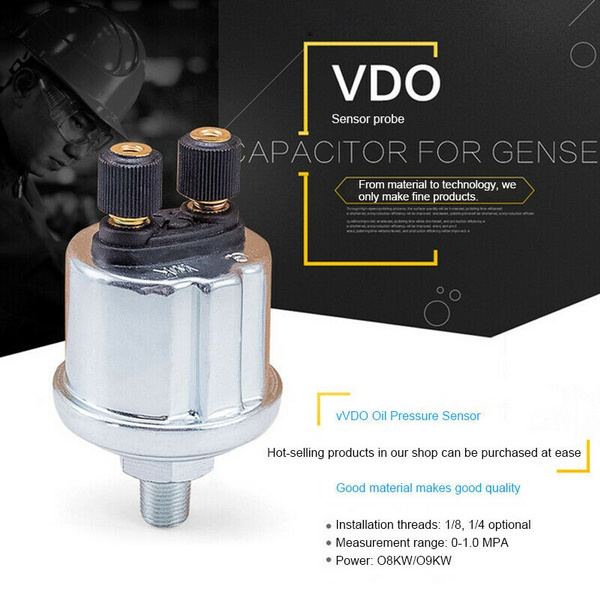 VDO Oil Pressure Sensor 10bar M10x1 with Warning Contact Oil Pressure ...