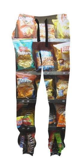 New funny pants men/women Vending Machine Snacks 3D printed pants ...