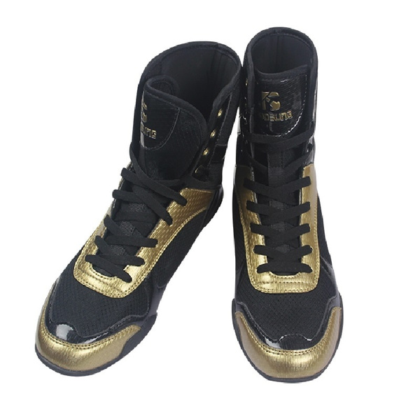 Men Wrestling Shoes Lightweight Boxing Martial Arts Taekwondo Sanda ...